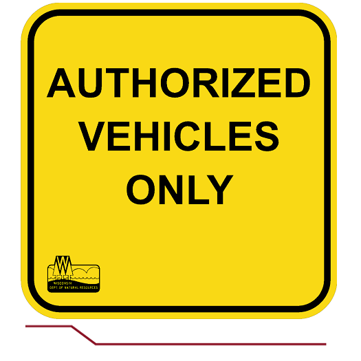 AUTHORIZED VEHICLES ONLY (DNR)