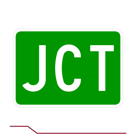 TRAIL OR BIKE ROUTE (Direction) JCT