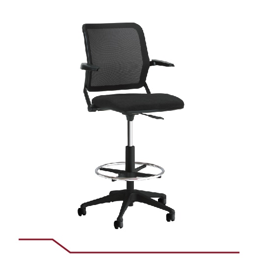 Navigator Air Task Stool with Arms
